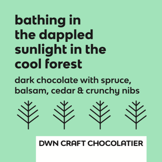 forest chocolate bar – DWN Craft Chocolatier