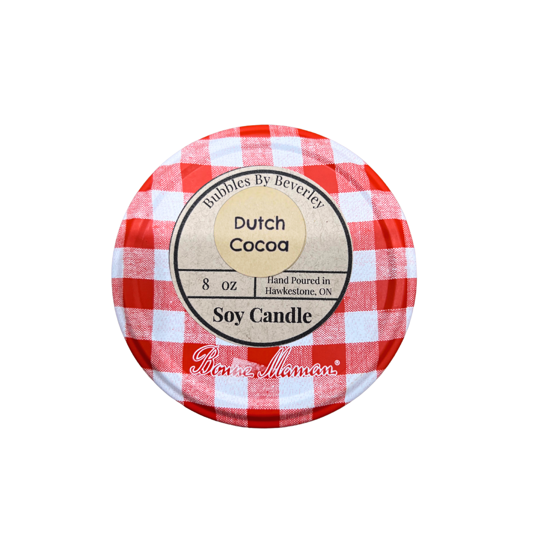 Bubbles by Beverley large scented candle – DWN Craft Chocolatier